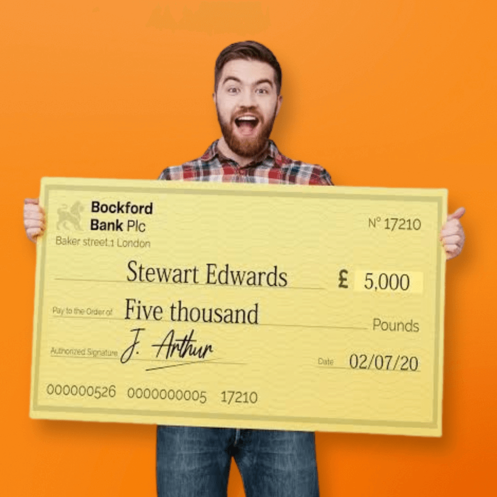 Novelty Cheque for Charity or Fundraising Events – Teaa Signs